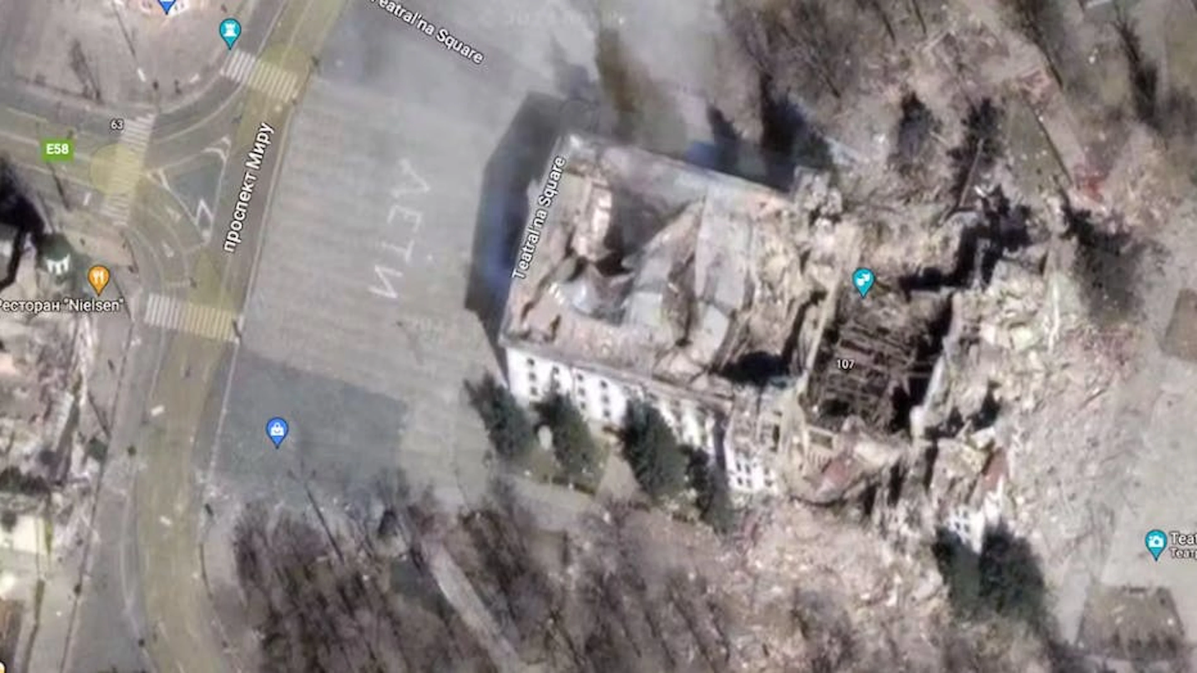 Google Maps mostra in modo spaventosamente chiaro l'«inferno di Mariupol»