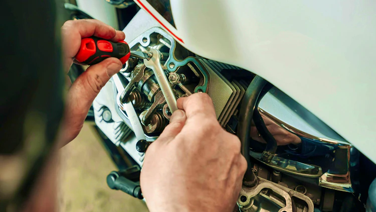 Man repairs old motorcycle - and has to go to court
