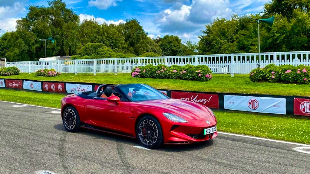 Festival of Speed: An electric convertible causes a stir