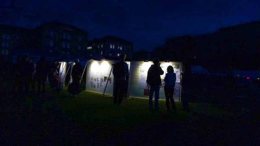 Left-wing activists occupy Zurich's Kasernenwiese meadow