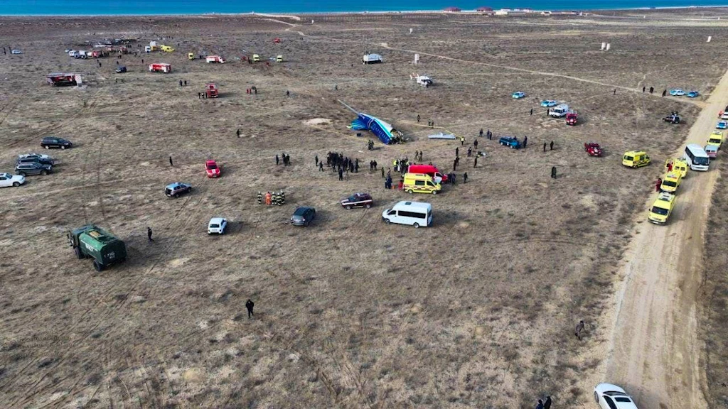 Investigation after passenger jet crash in Kazakhstan