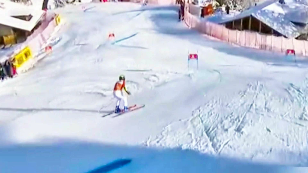 Camera drone crashes just a few meters behind the driver