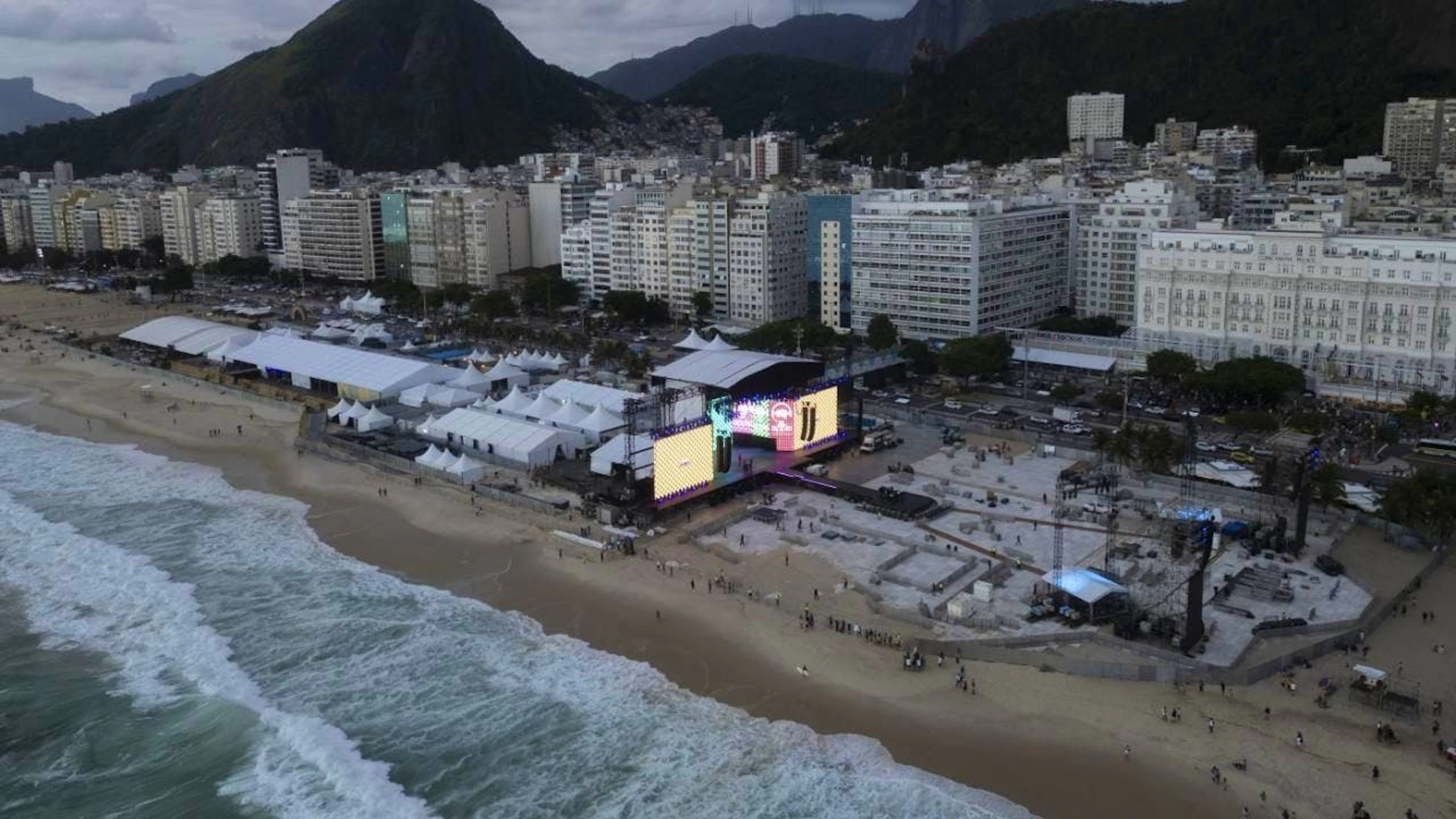 Rio de Janeiro si prepara per il mega-show di Lady Gaga