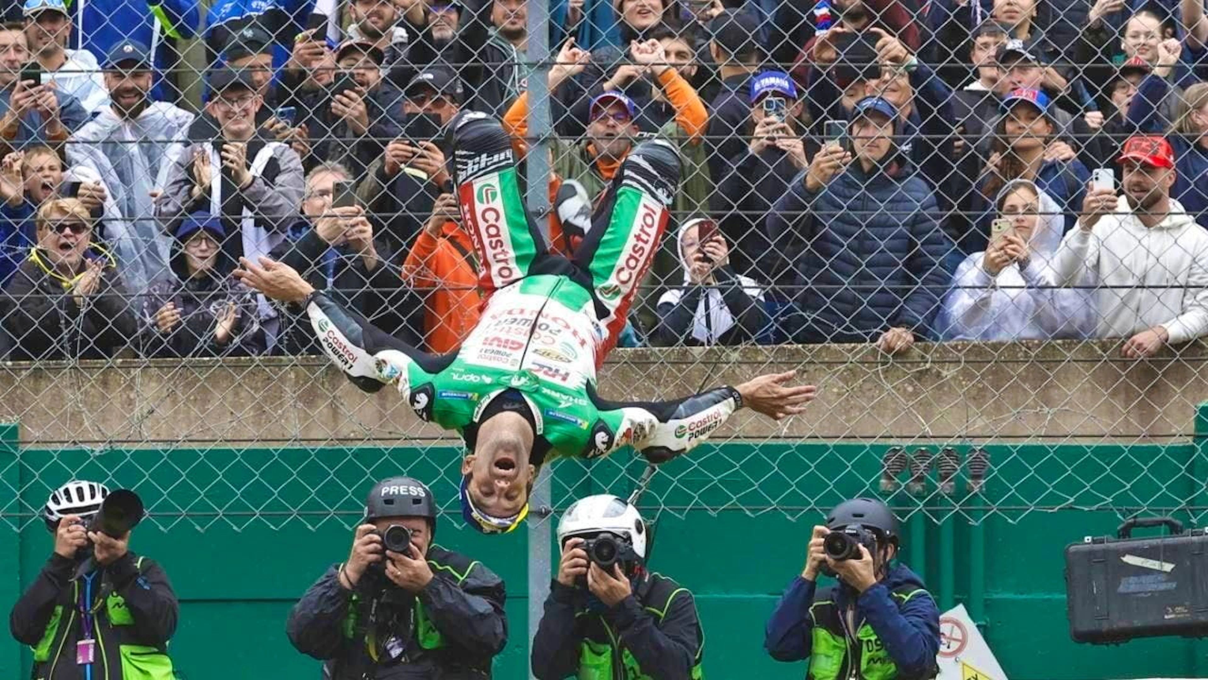 Zarco celebrates historic French victory at Le Mans