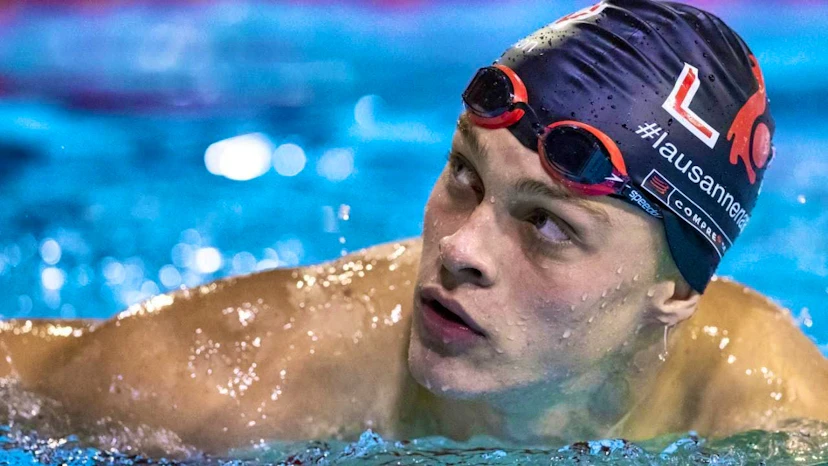 Allegrini beats the Swiss record in the 50 m breaststroke by one ...