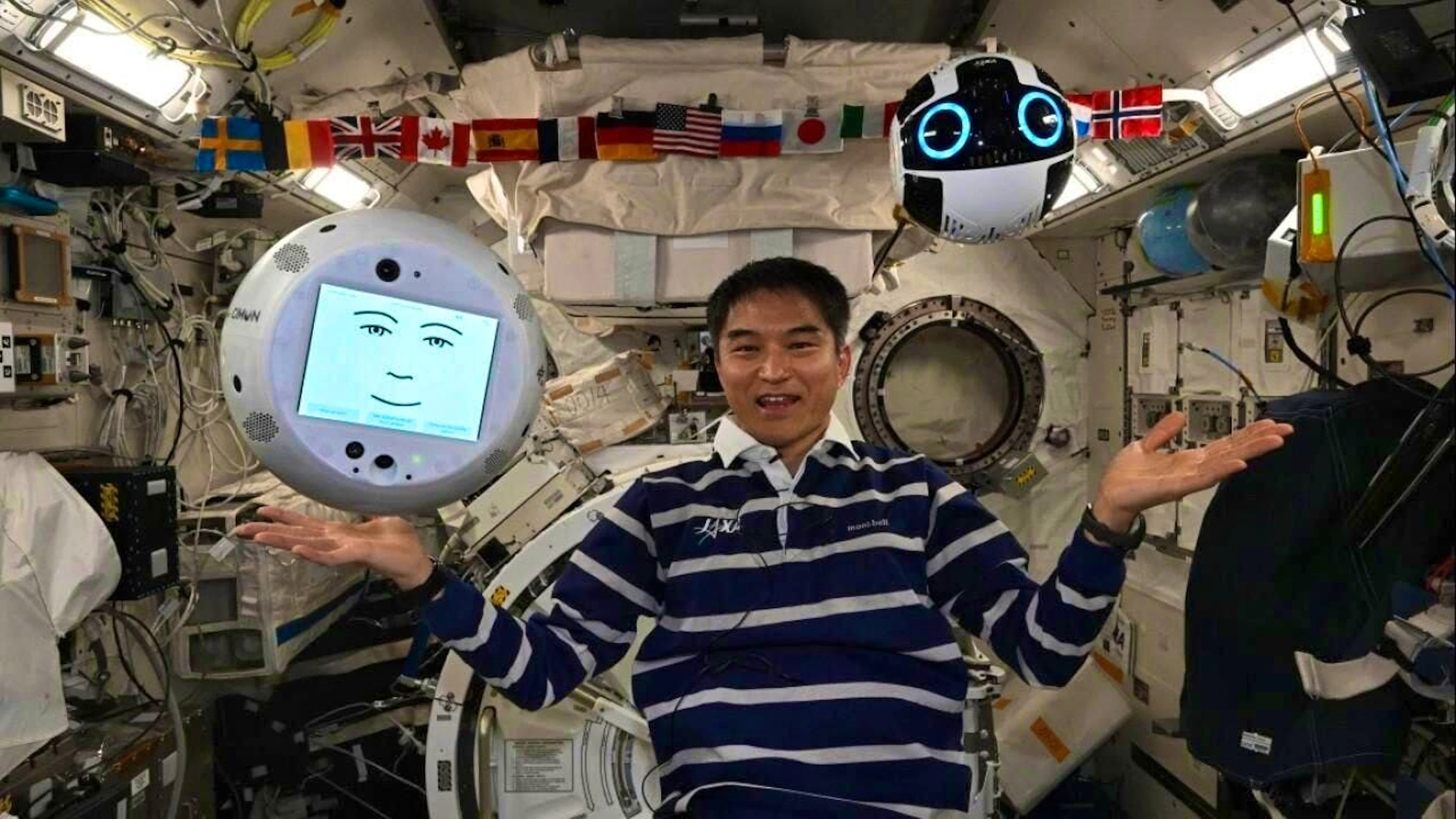 Two robots play hide-and-seek in space with Swiss help