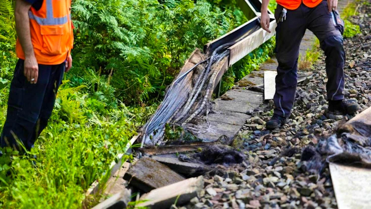 German railroad line paralyzed - police see sabotage