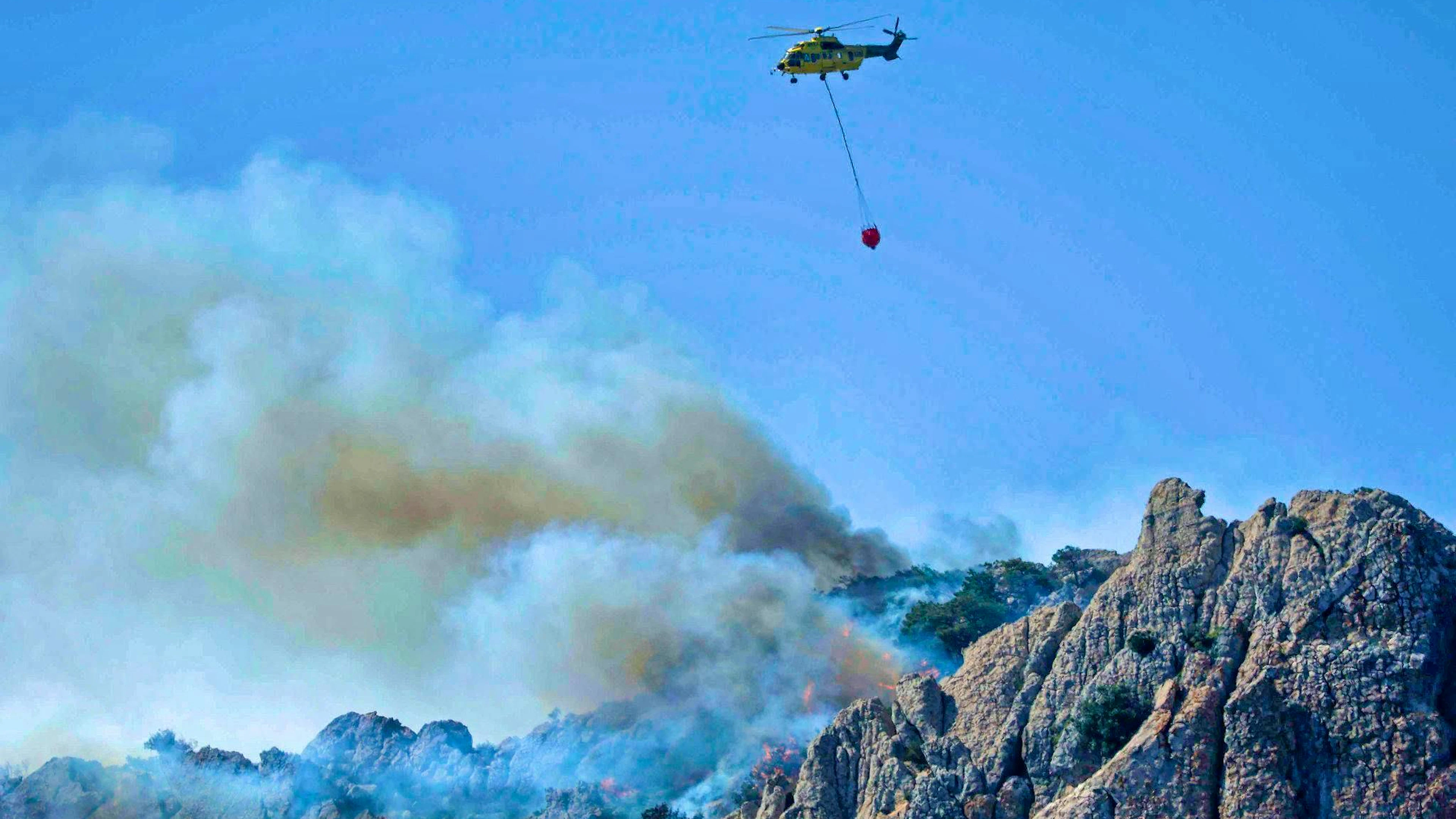 Thousands evacuated due to forest fire in southern Spain