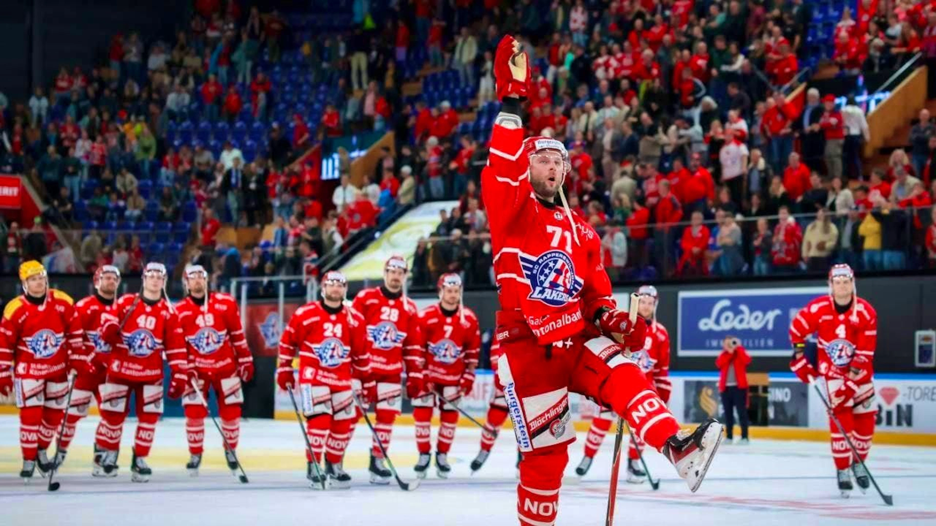 Rapperswil-Jona Lakers win the top battle