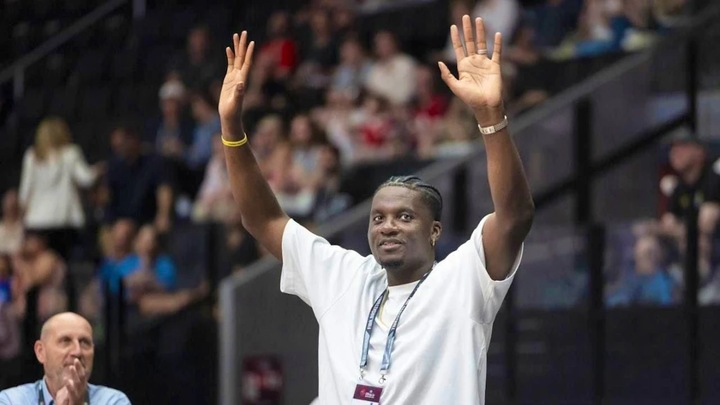 Clint Capela with four points and ten rebounds