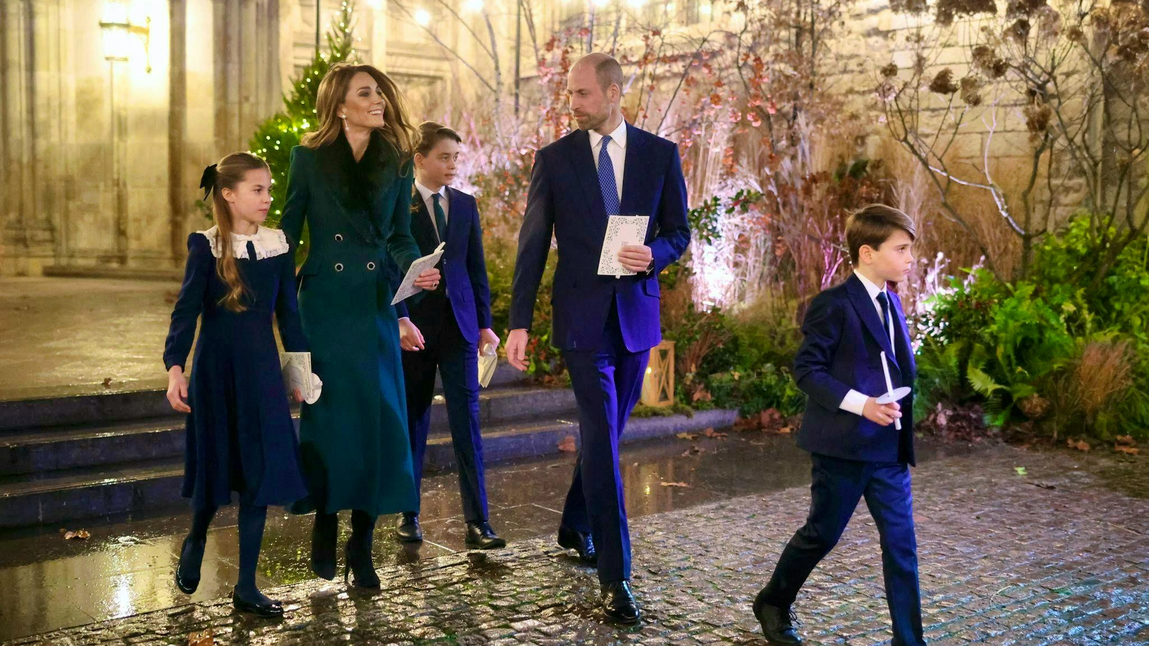 Prince William cooks with son George at homeless shelter