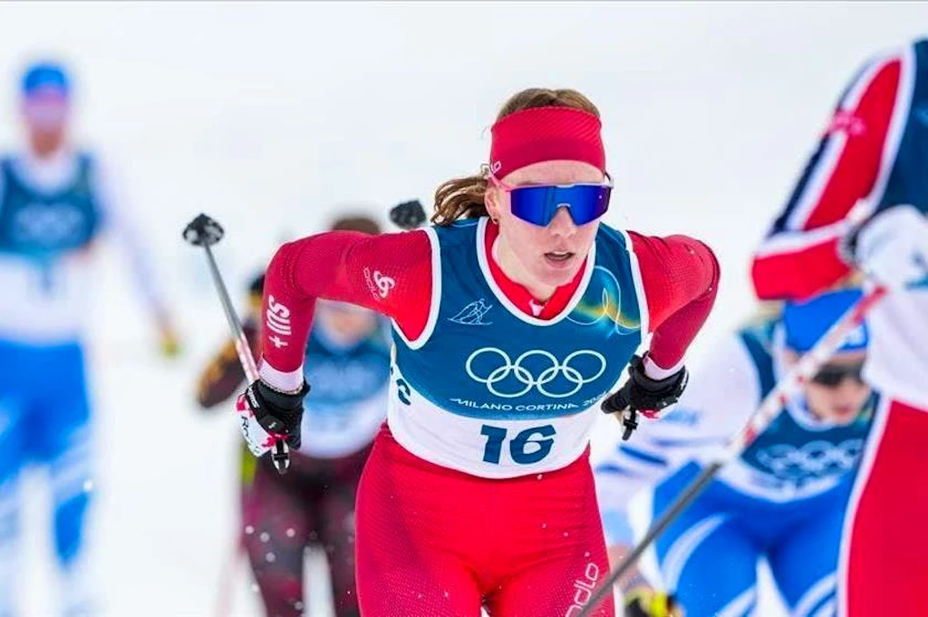 Skiathlon,Nadja Kaelin ottima 4a