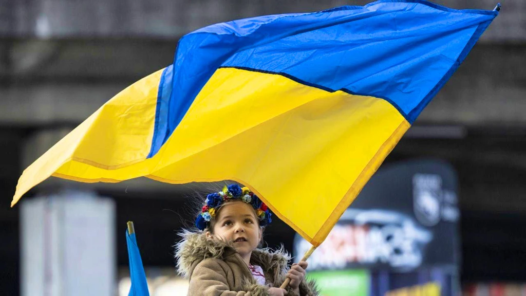 Over a thousand people demonstrate for Ukraine in Bern