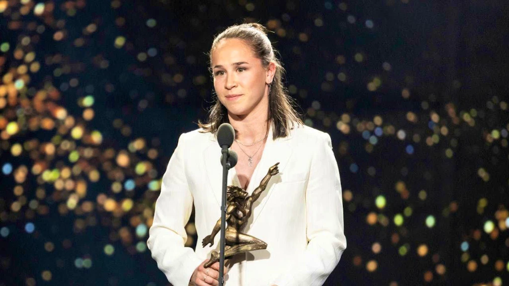 Reuteler is the first woman to win the MVP of the Year award