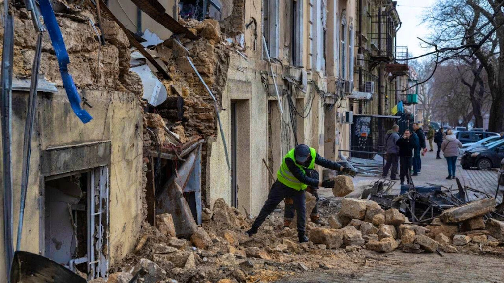 Injured after attack on Odessa