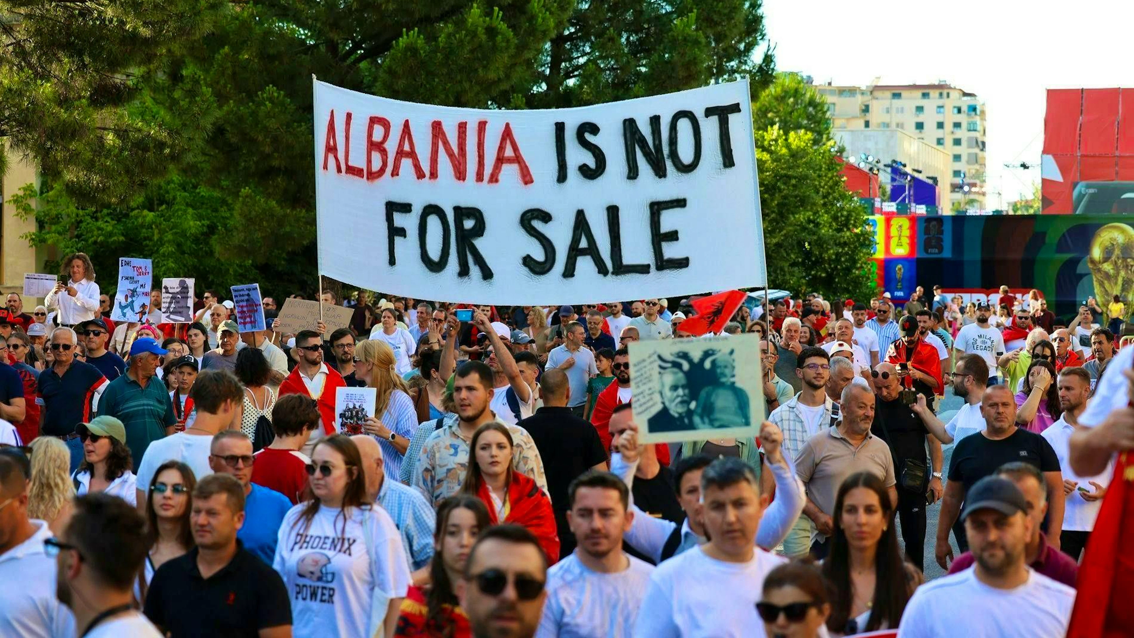 Albania’s Prime Minister Stands by Trump Project – Protests Are Misguided